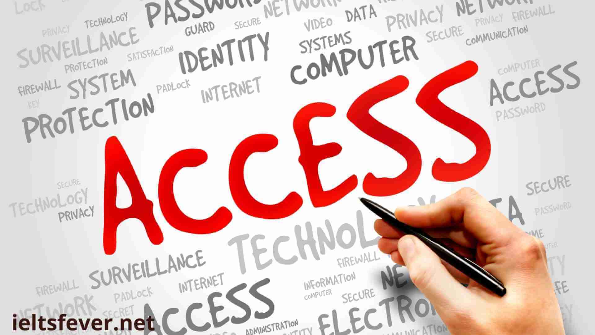 Some People Think that everyone has the right to have access to ...